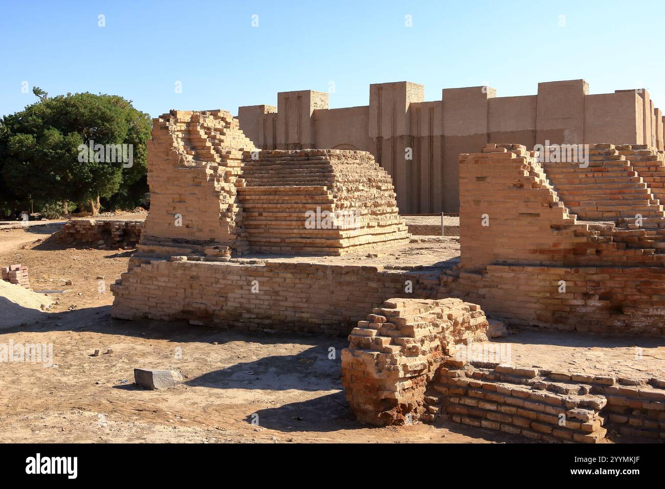 the Street of Procession in the ancient city of Babylon, iraq Stock ...
