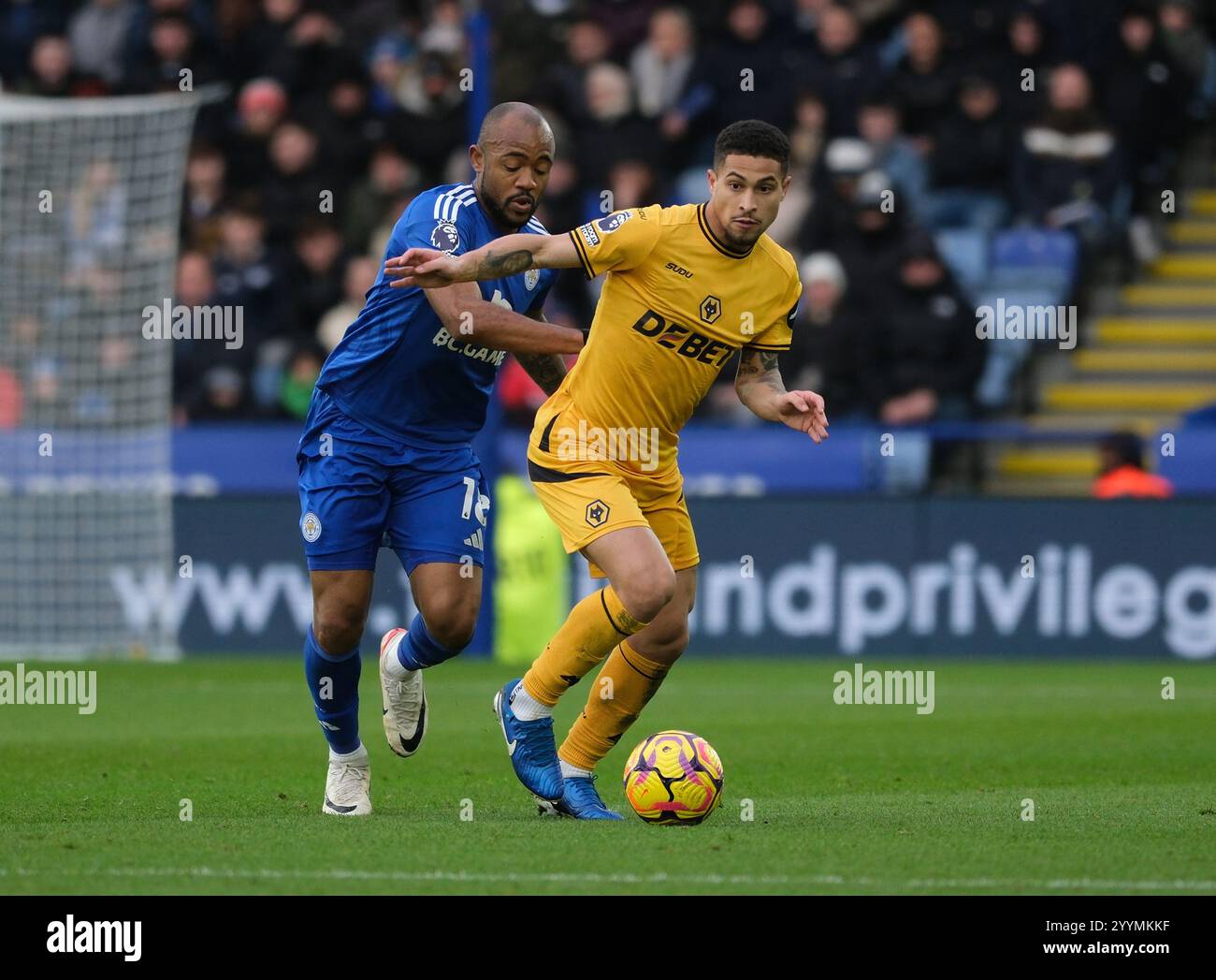 King Power Stadium, Leicester, UK. 22nd Dec, 2024. Premier League ...