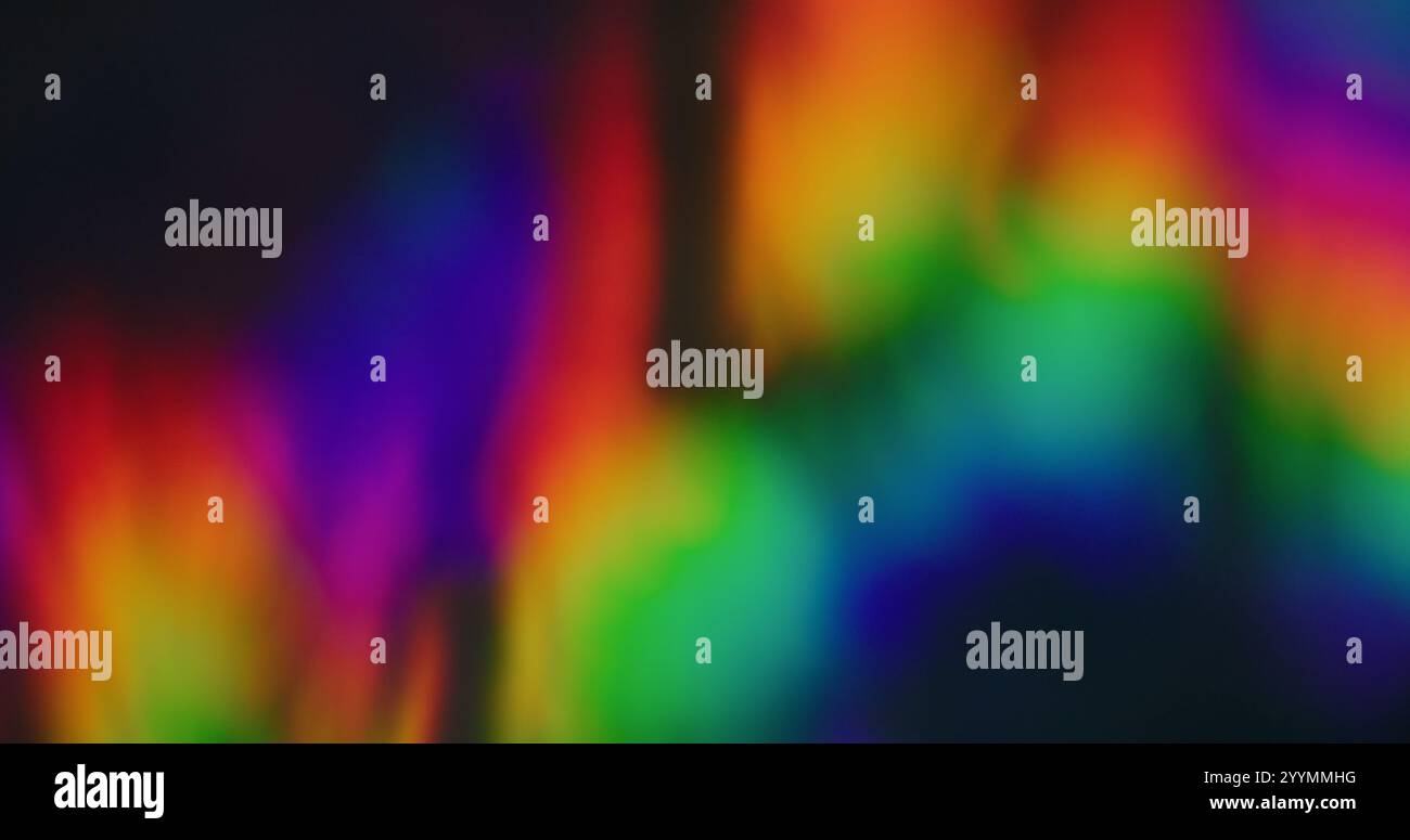 Blurred refraction light. Flare overlay effect. Defocused leak ...