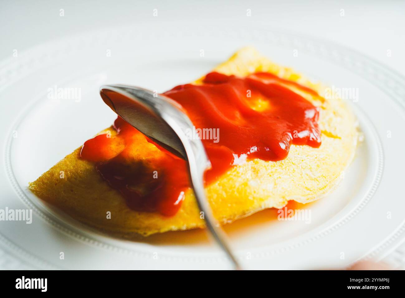 Omurice (Japanese Rice Omelet) Japanese Chicken Fried Rice Omelette ...