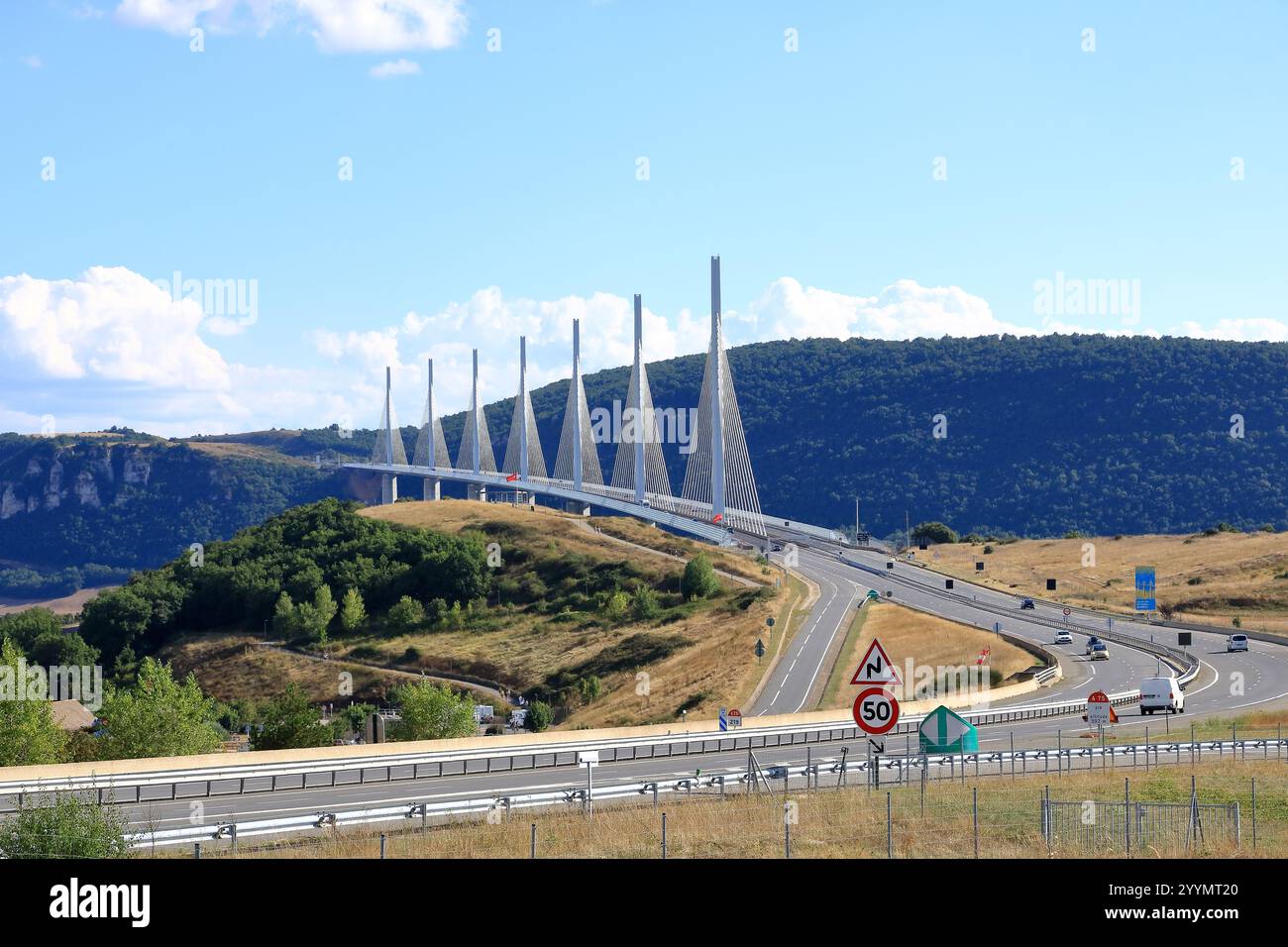 Millau in France, Europe - September 02 2024: cars crossing the ...