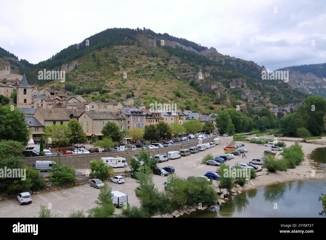 Sainte-Enimie, Gorges du Tarn in France - September 03 2024: view over ...