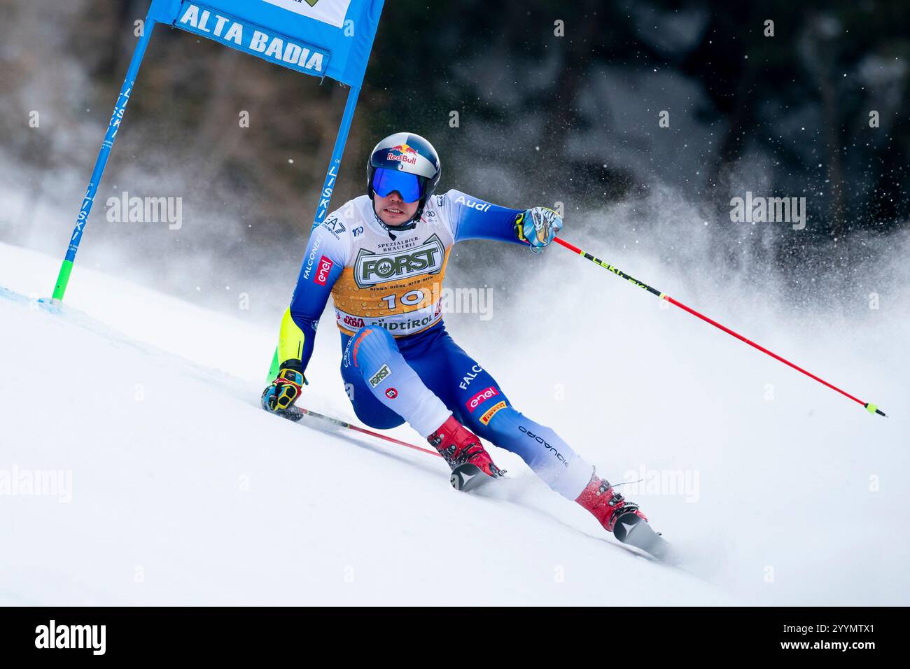 Alta Badia, Italy 22 December 2024. VINATZER Alex (ITA) competing in ...
