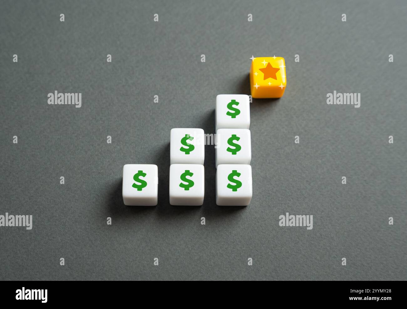 Financial Success. Investing money to achieve success and recognition ...