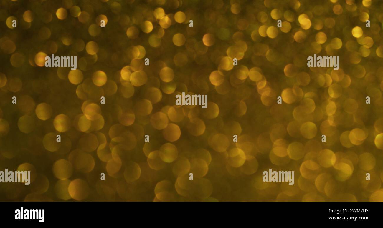 Blurred flare. Yellow shimmer. Yellow gleam atmosphere with illuminated ...