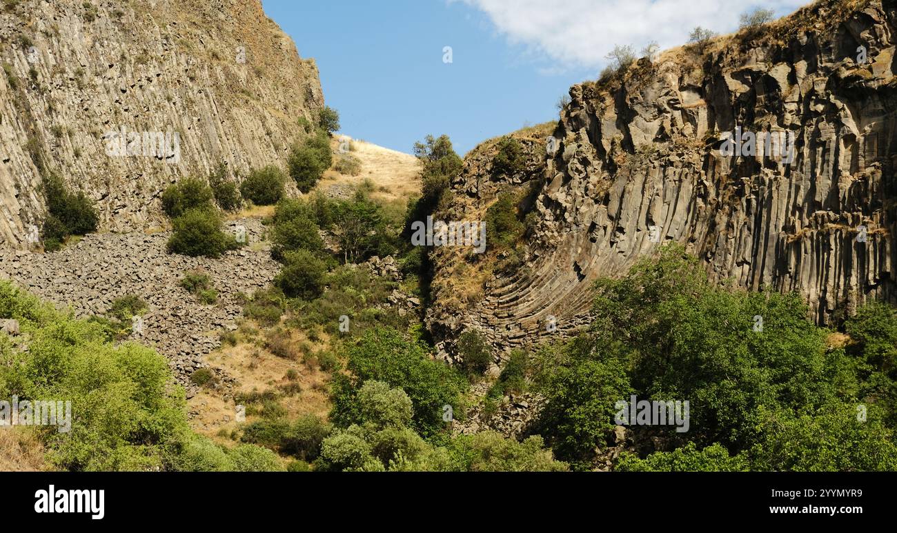 The breathtaking Rocky Landscape features beautiful lush vegetation in ...