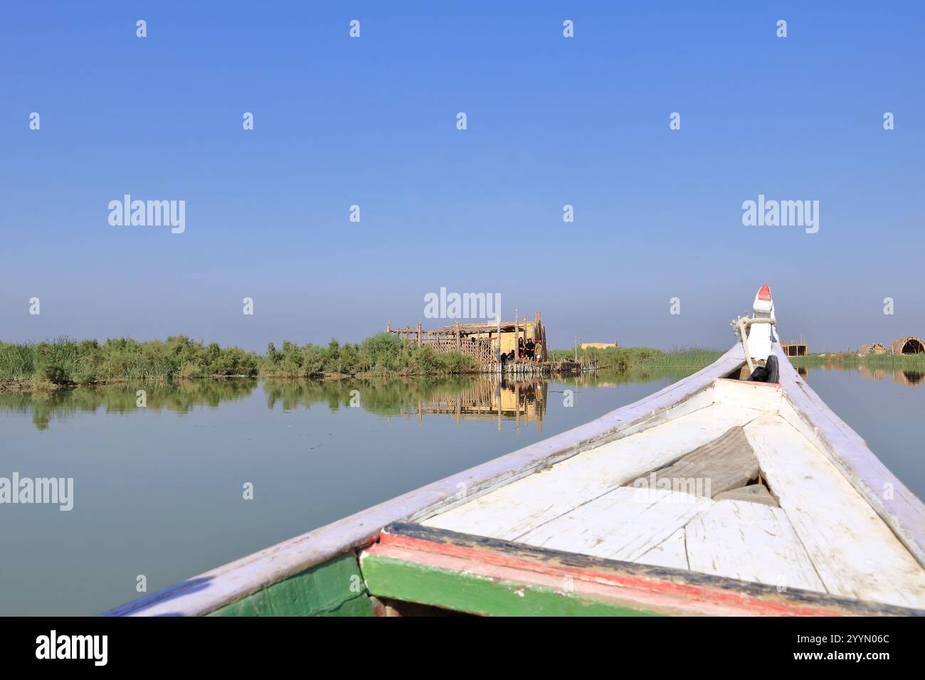 Chibayish, Chabaish, Nasiriya in Iraq - November 11 2024: traditional ...
