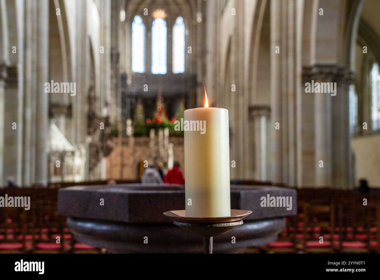 Magdeburg Germany December 22, 2024: After the attack on the Christmas ...