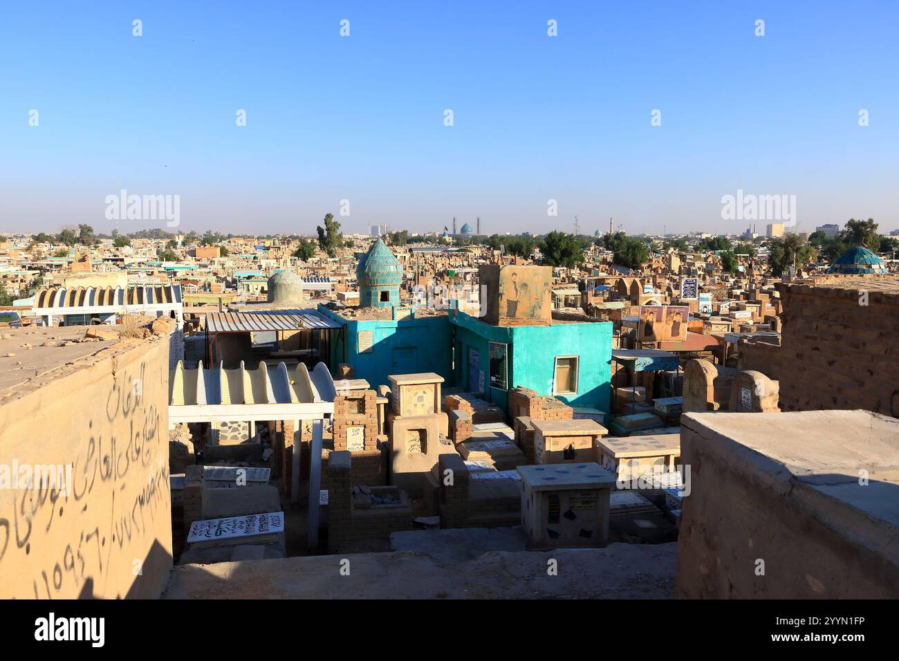 Najaf, Nadschaf in Iraq - November 13 2024: the Wadi-us-Salaam muslim ...