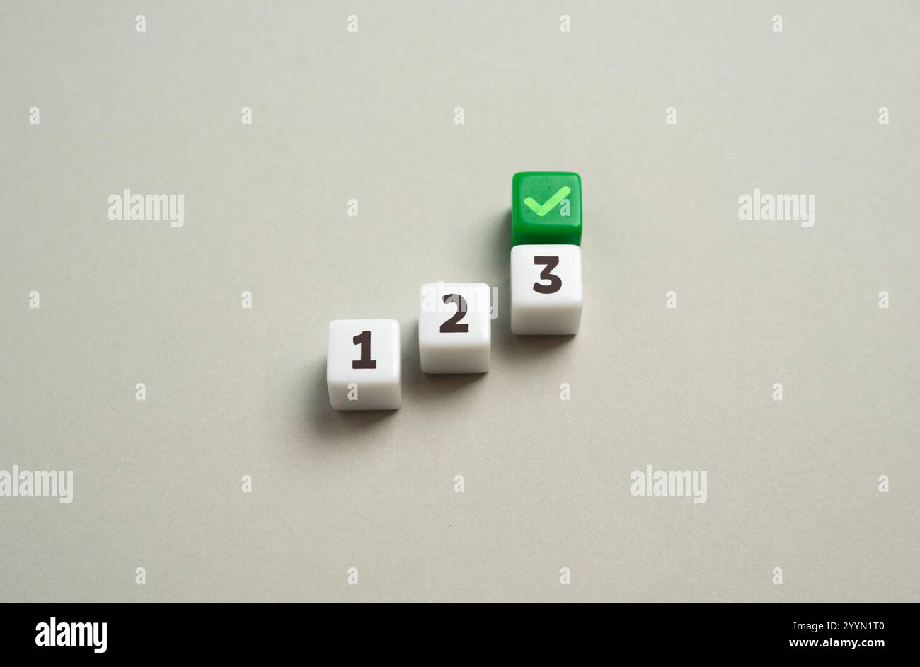 Complete three items from the list. Achieving the completion of the ...