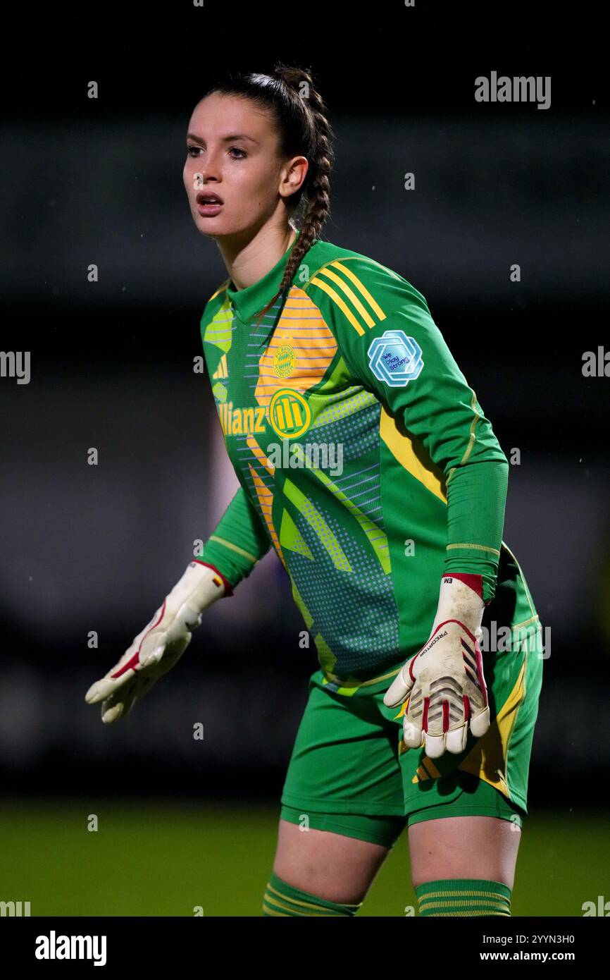 Bayern Munich’s goalkeeper Ena Mahmutovic during the UEFA Women's ...
