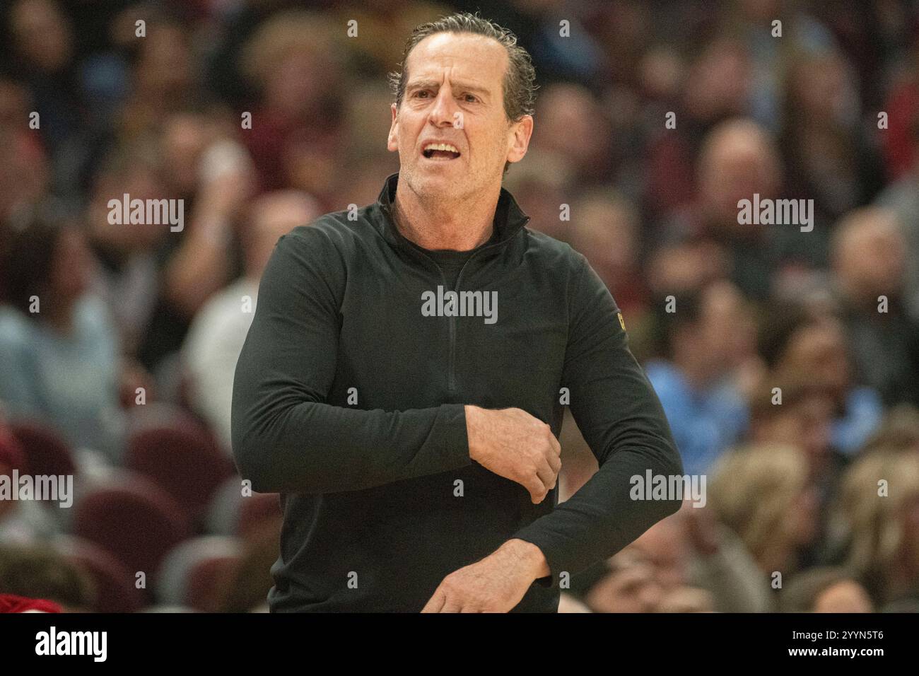 Cleveland Cavaliers head coach Kenny Atkinson watches his team against ...