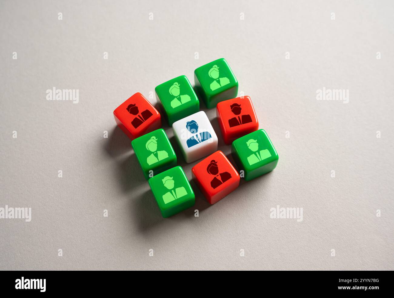 Reduction of staff or workers leaving the company. The concept of ...