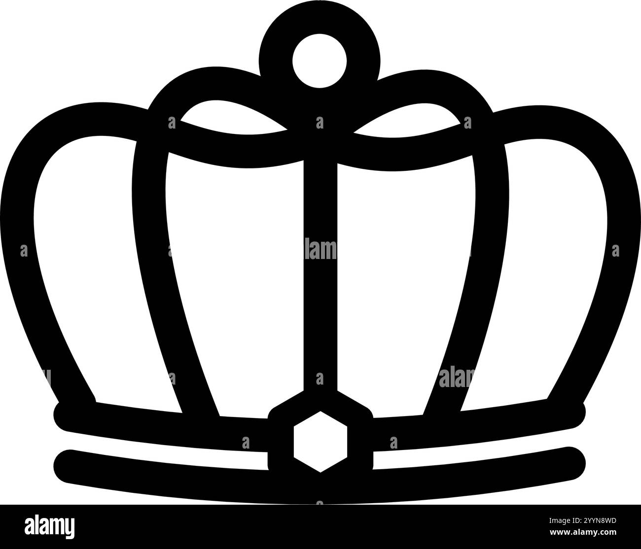 Royal crown - vector icon Stock Vector Image & Art - Alamy