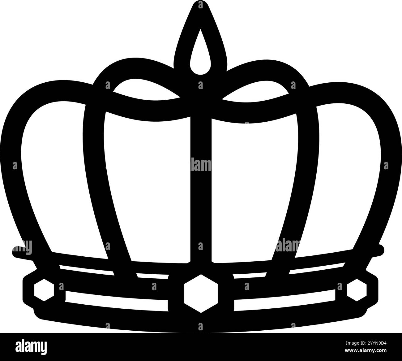Royal crown - vector icon Stock Vector Image & Art - Alamy