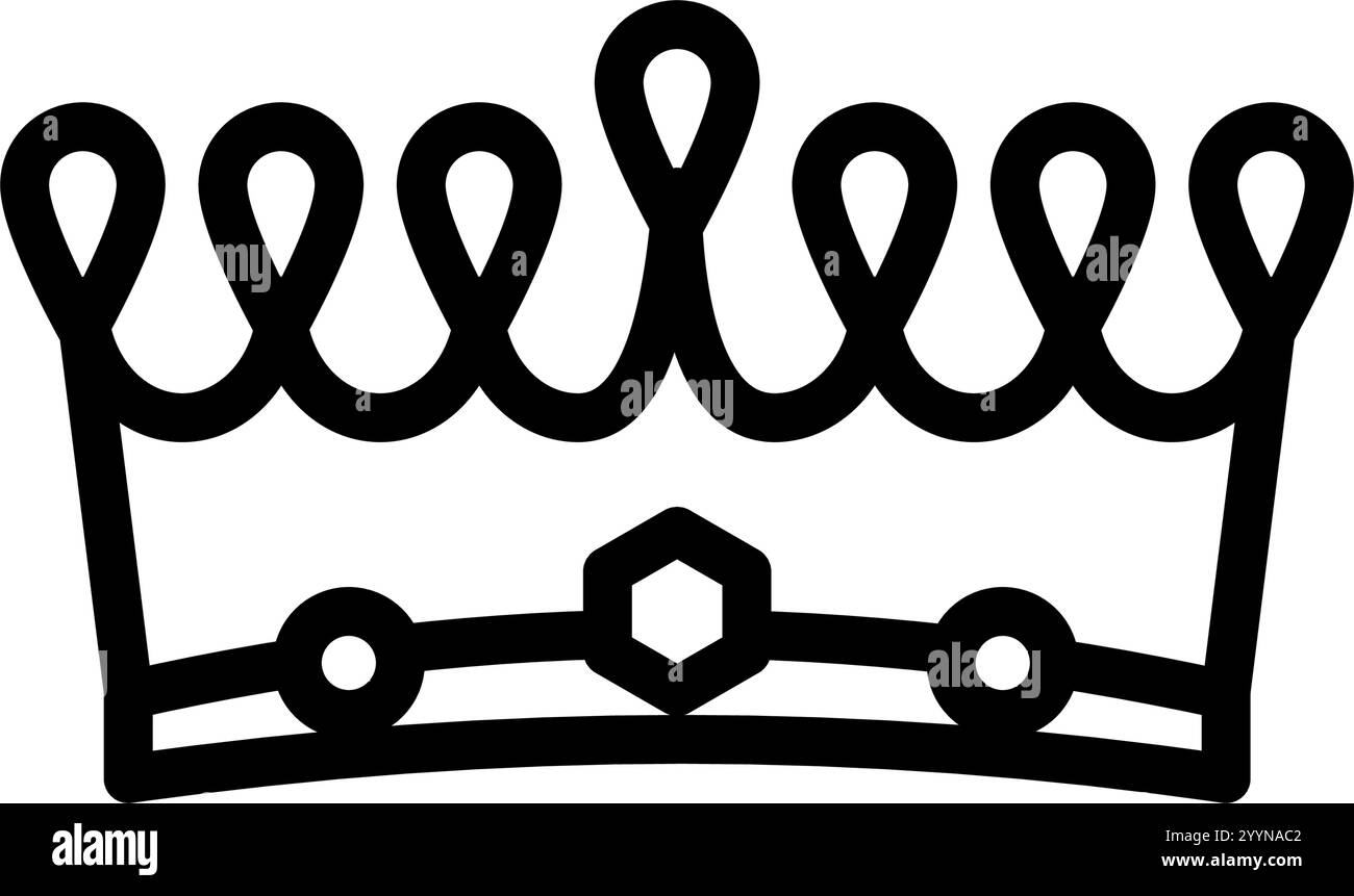 Royal crown - vector icon Stock Vector Image & Art - Alamy