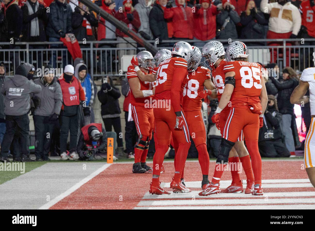 Columbus, Ohio, USA. 21st Dec, 2024. Ohio State celebrates another ...