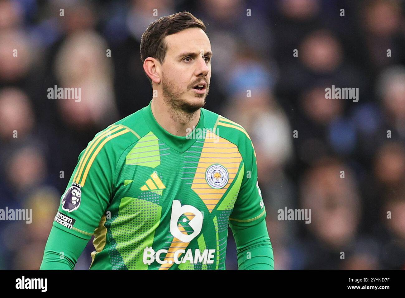 Danny Ward of Leicester City during the Premier League match between ...