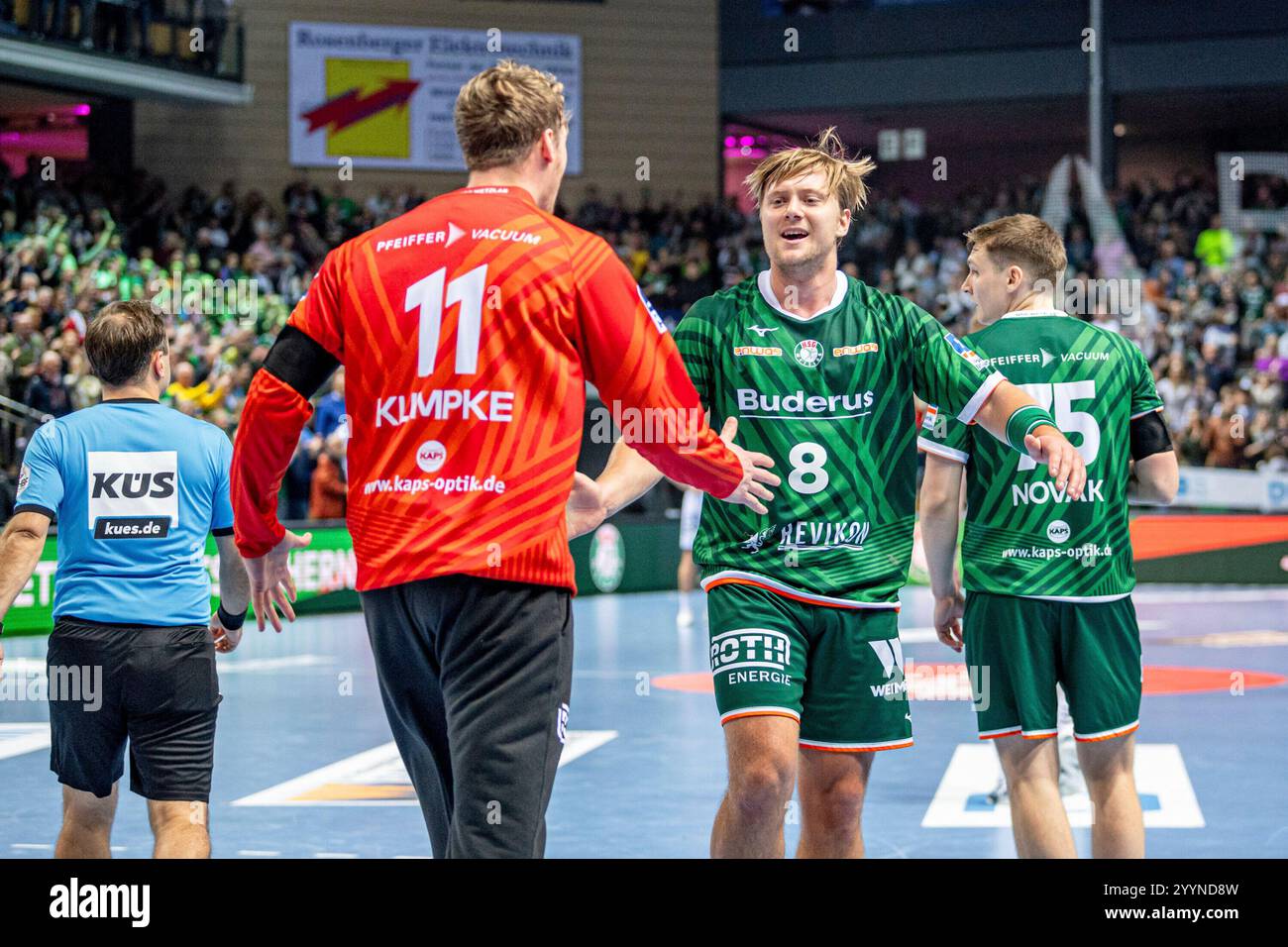 Wetzlar, Deutschland. 22nd Dec, 2024. Viktor Petersen Norberg (#8 HSG ...
