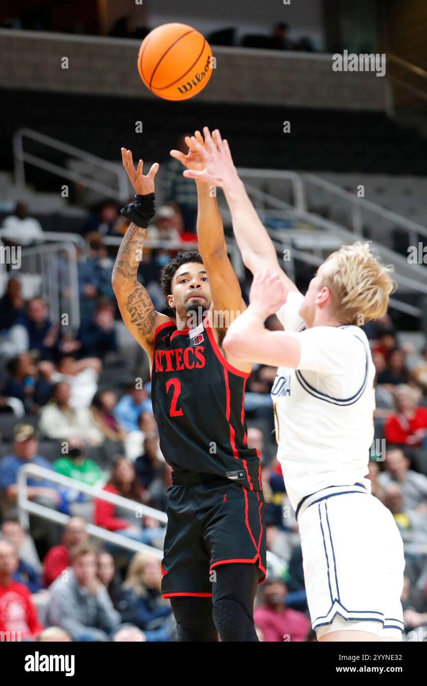 SAN JOSE, CA - DECEMBER 21: San Diego State Aztecs guard Nick Boyd (2 ...