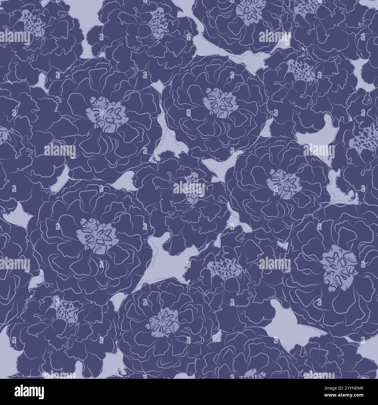 Detailed blue line drawing Stock Vector Images - Alamy