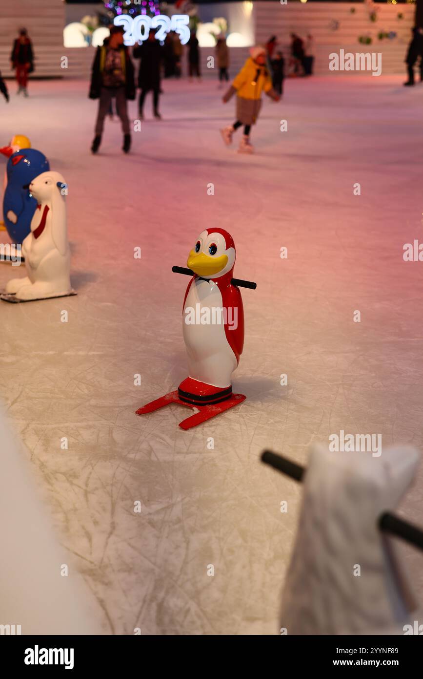 Colorful and charming penguin figures significantly enhance the joyful ...