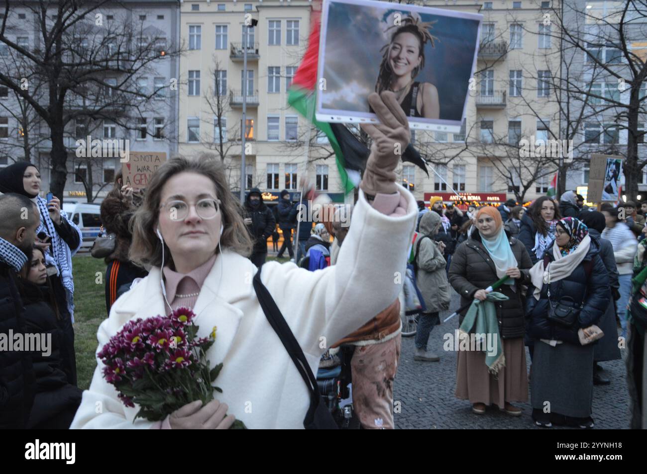 Berlin, Germany - December 21, 2024 - Karoline Preisler standing alone ...