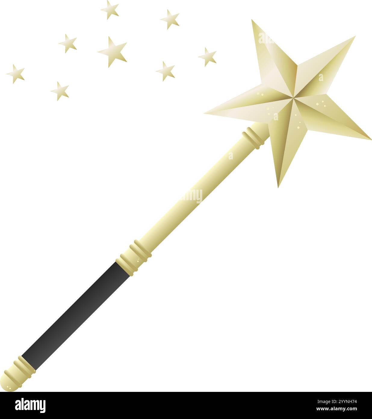 Magic Wand - Vector Illustration Stock Vector Image & Art - Alamy