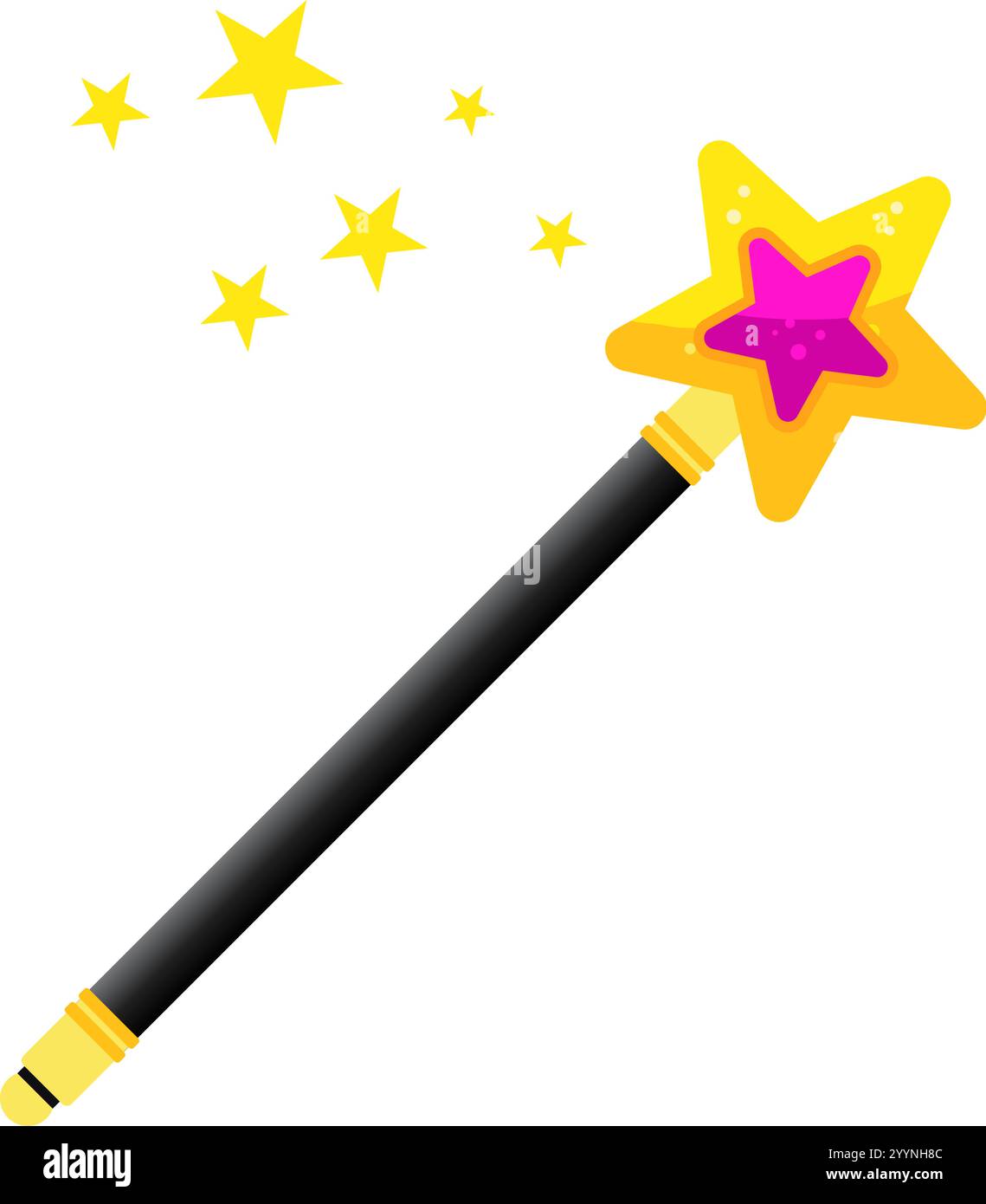 Magic Wand - Vector Illustration Stock Vector Image & Art - Alamy