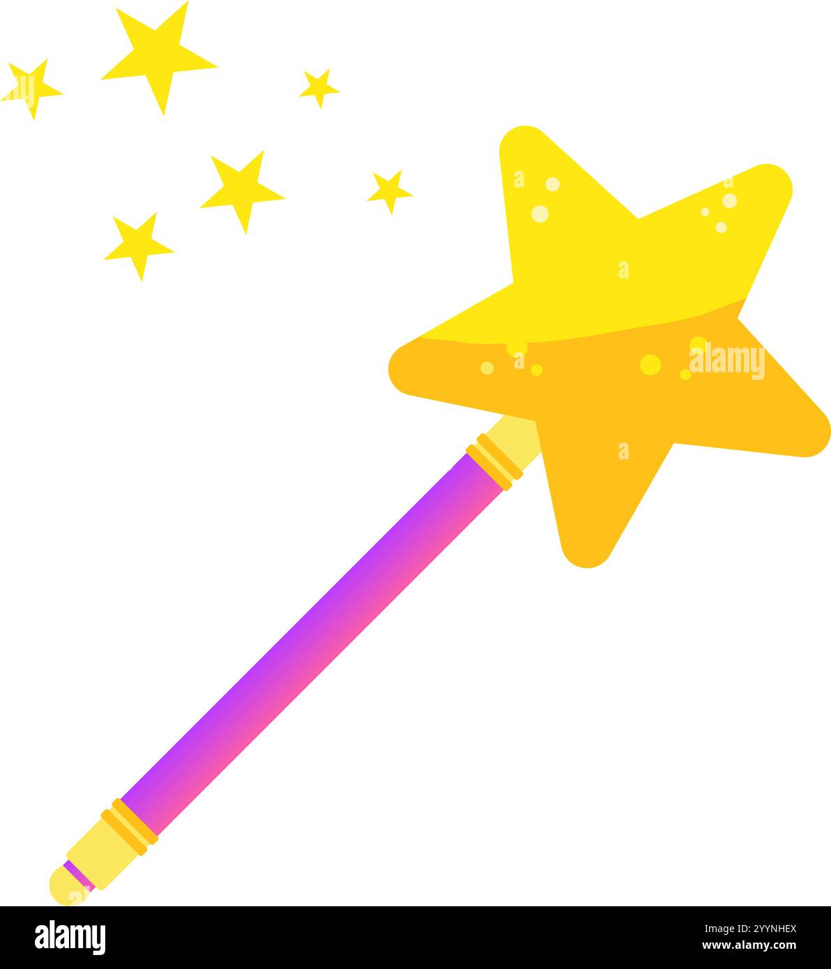 Magic Wand - Vector Illustration Stock Vector Image & Art - Alamy
