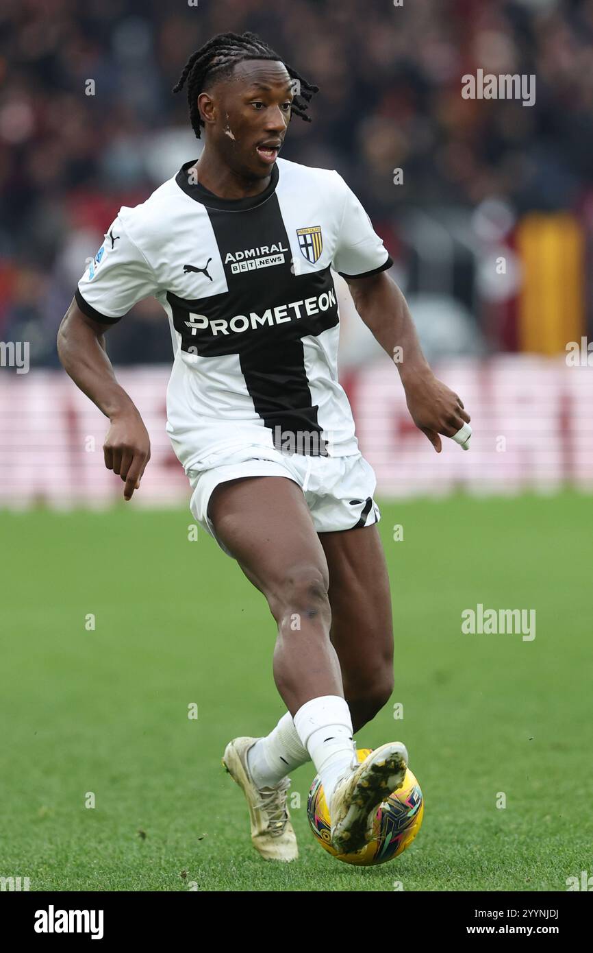 Rome, Italy. 22nd Dec, 2024. Woyo Coulibaly of Parma seen in action ...