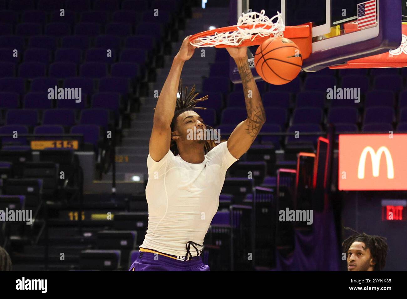 Baton Rouge, United States. 22nd Dec, 2024. LSU Tigers forward Robert ...