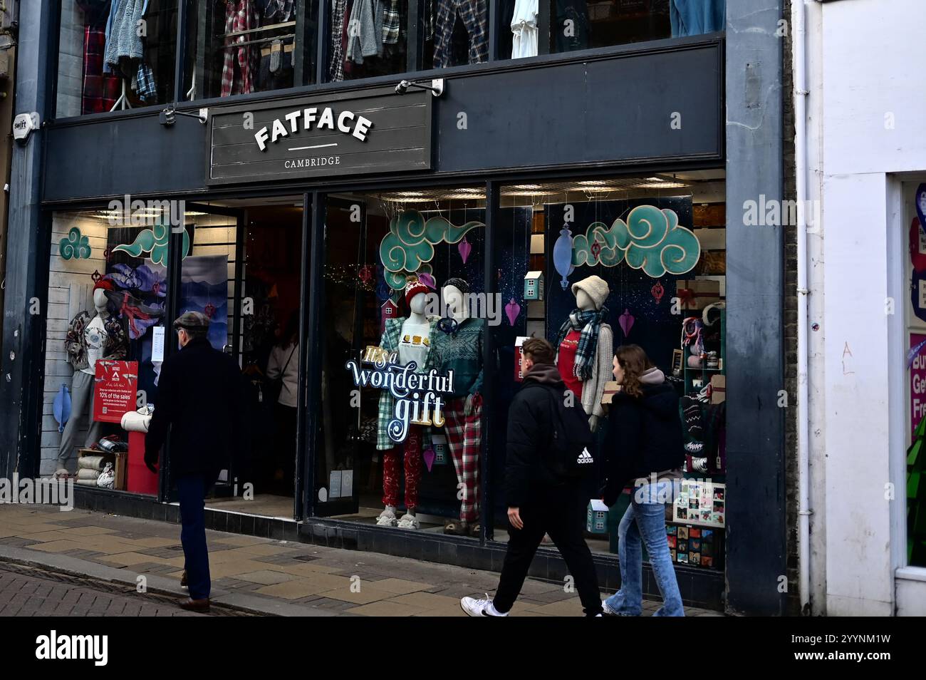 Cambridge, England, 22-December-2024, Fatface clothing retail shop ...