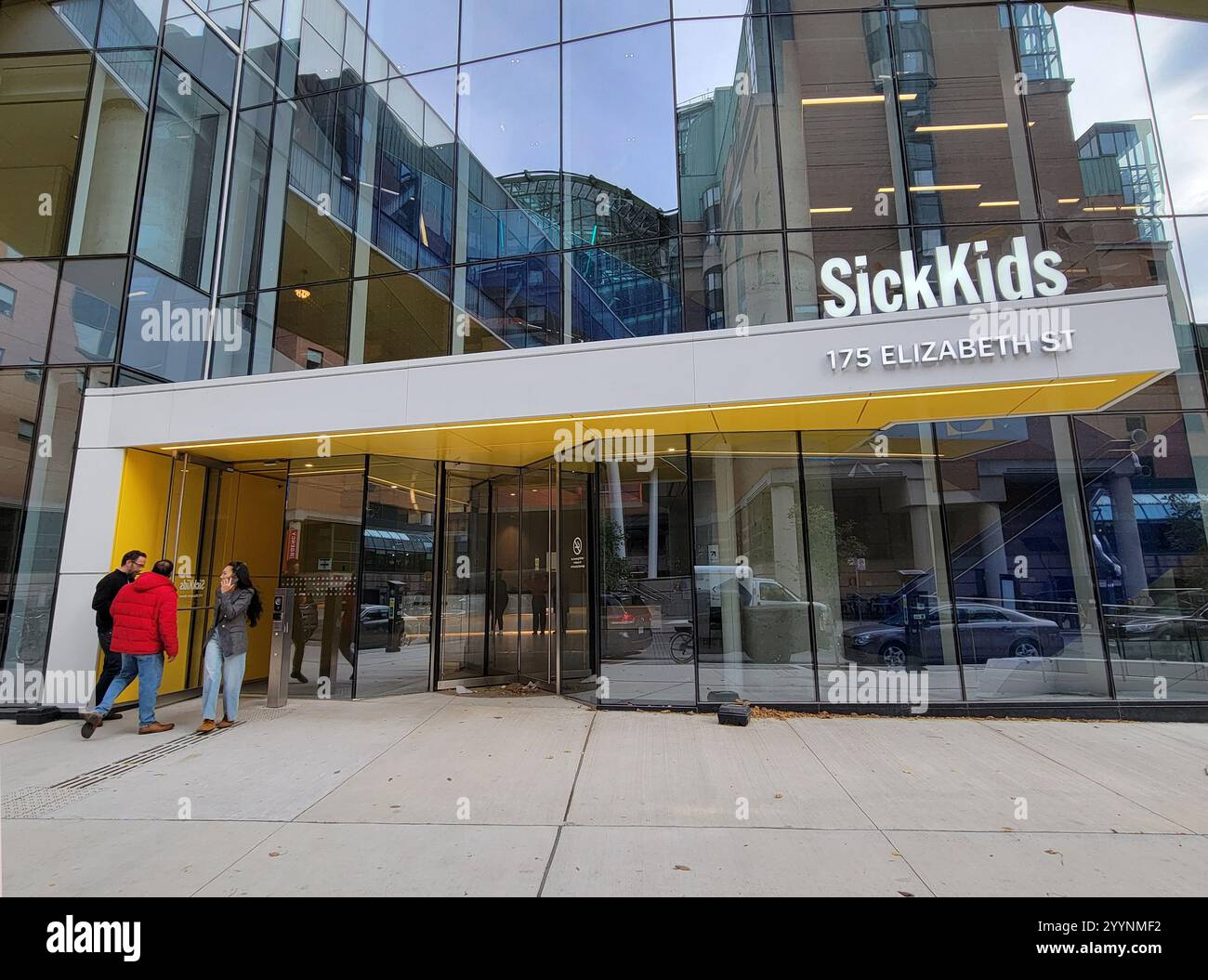 Toronto, Canada. 14th Nov, 2024. Signage for the SickKids Hospital is ...