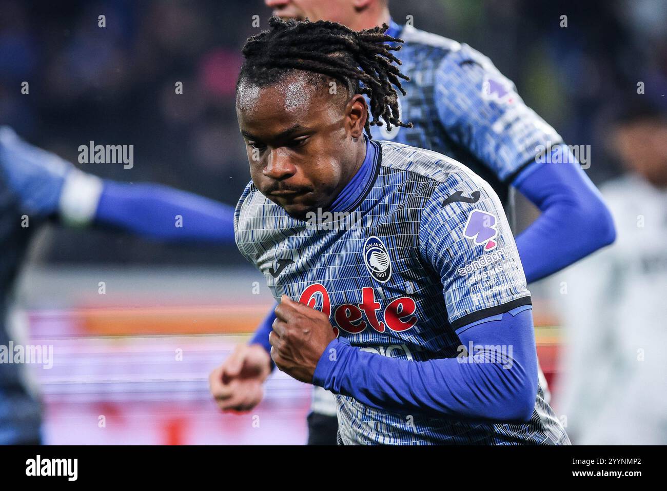 Ademola LOOKMAN of Atalanta celebrates his goal during the Italian ...
