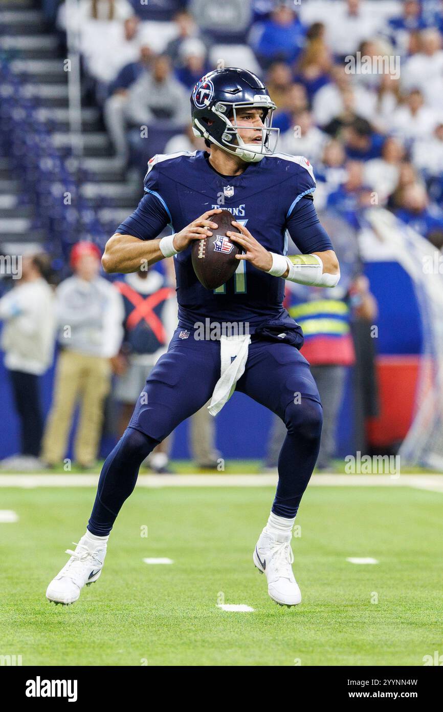 Indianapolis, Indiana, USA. 22nd Dec, 2024. Tennessee Titans ...