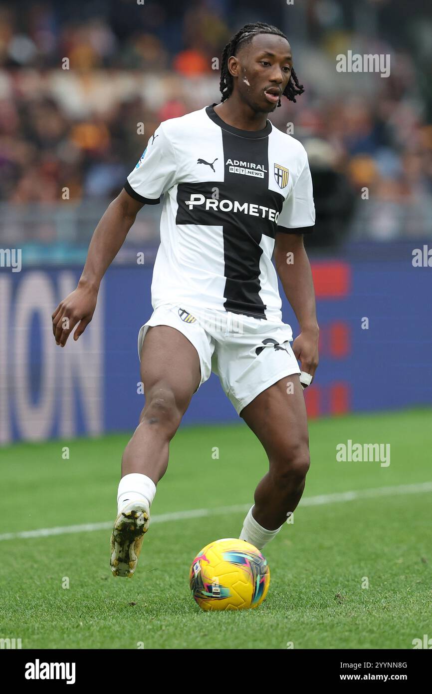 Rome, Italy. 22nd Dec, 2024. Woyo Coulibaly of Parma seen in action ...
