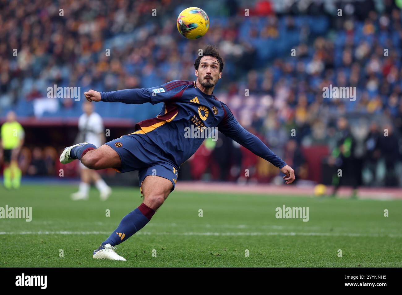 Rome, Italy. 22nd Dec, 2024. Mats Hummels of Roma seen in action during ...