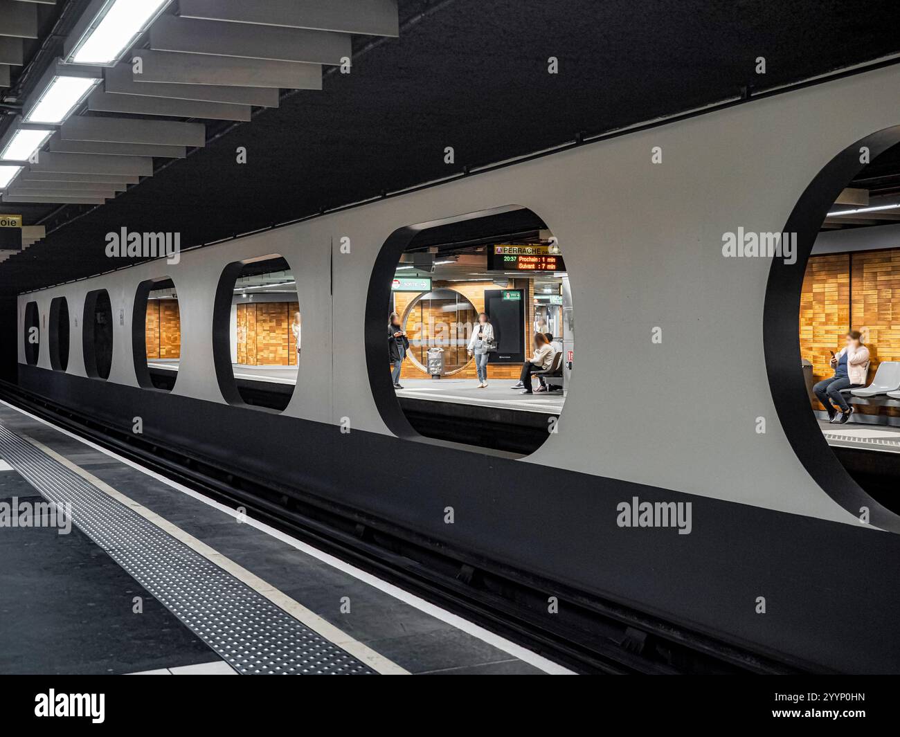 Lyon. One of the largest and most beautiful cities in France. Classic ...