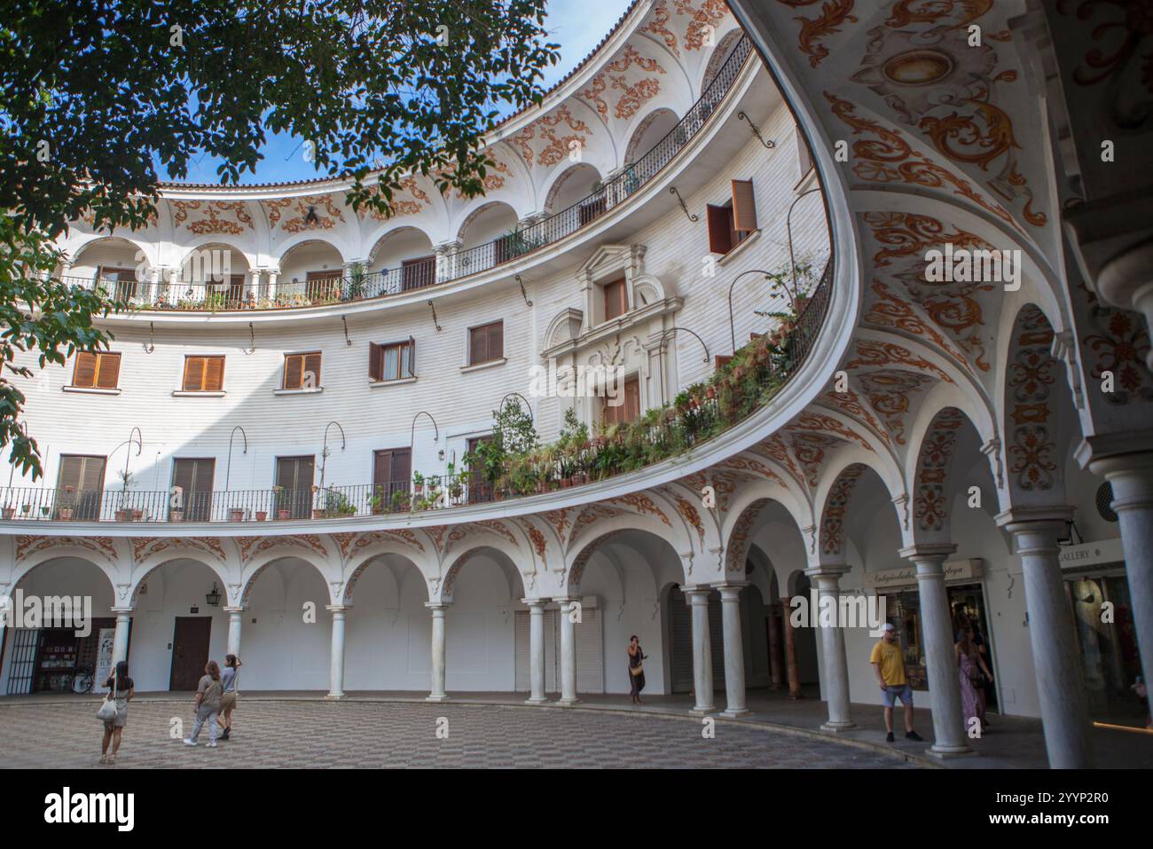 Seville, Spain - Sept 26th, 2024: Cabildo Square, Seville, Spain ...