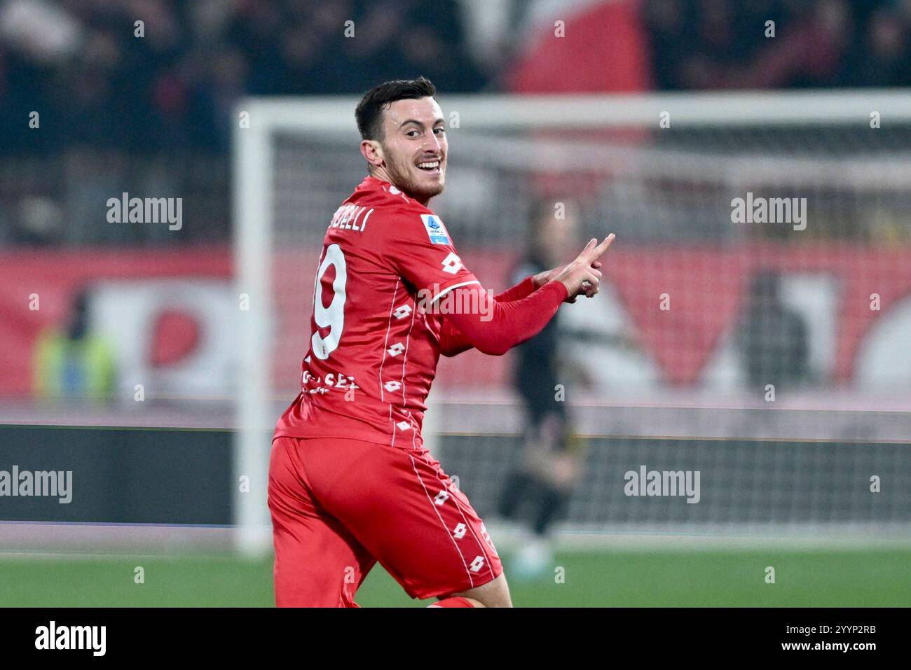 AC Monza's Samuele Birindelli celebrates after scoring his side's first ...