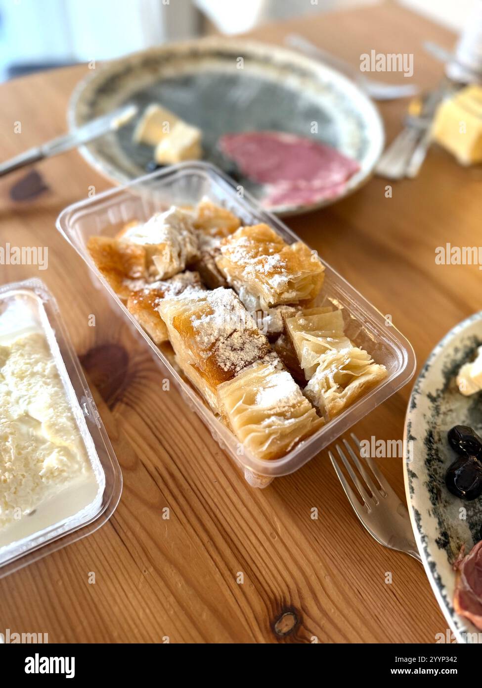 Kurt Boregi breakfast Kurdish pastry is traditional turkish borek with ...