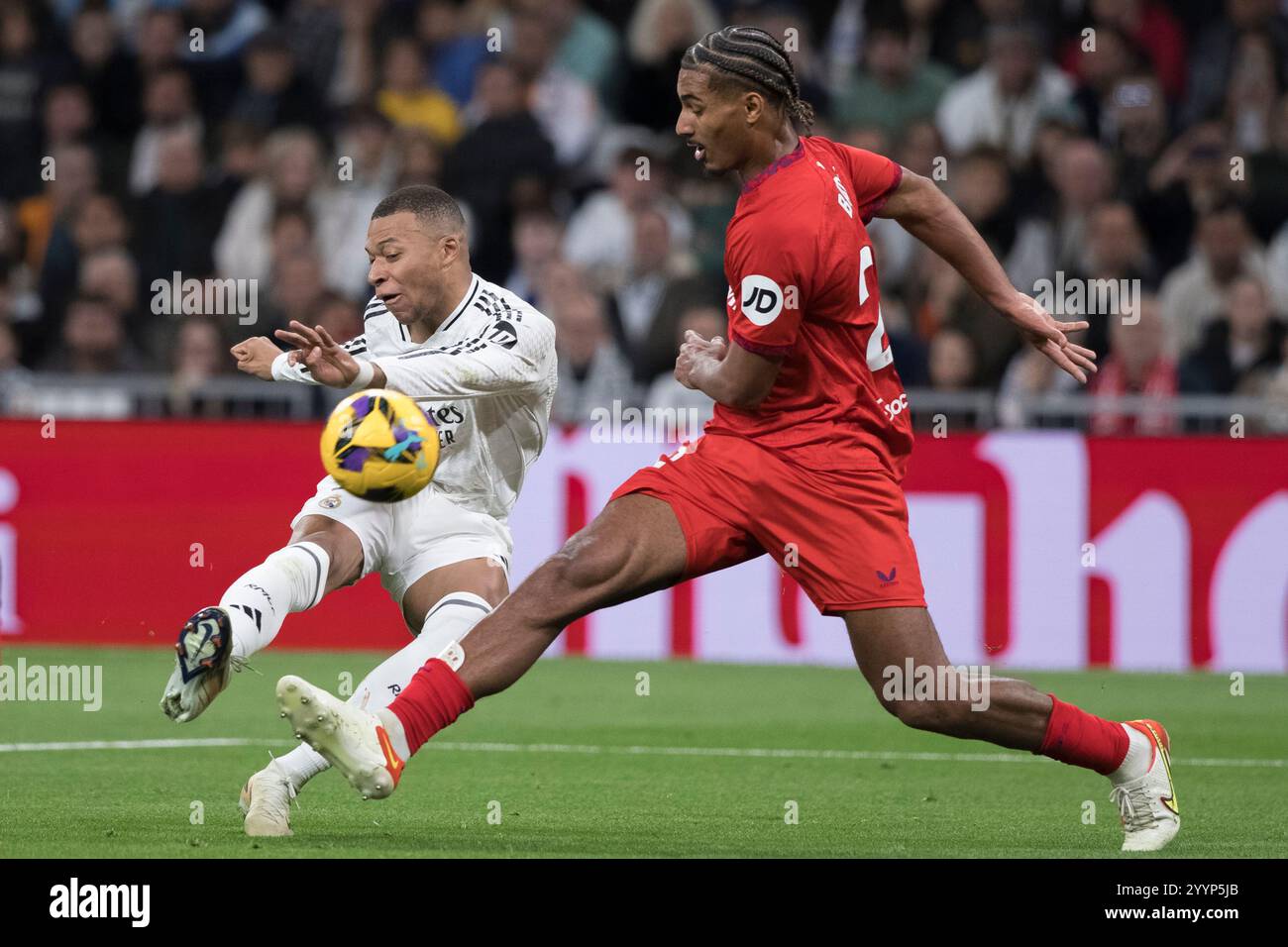 MADRID, SPAIN - December 22, 2024: Kylian Mbappe of Real Madrid in ...