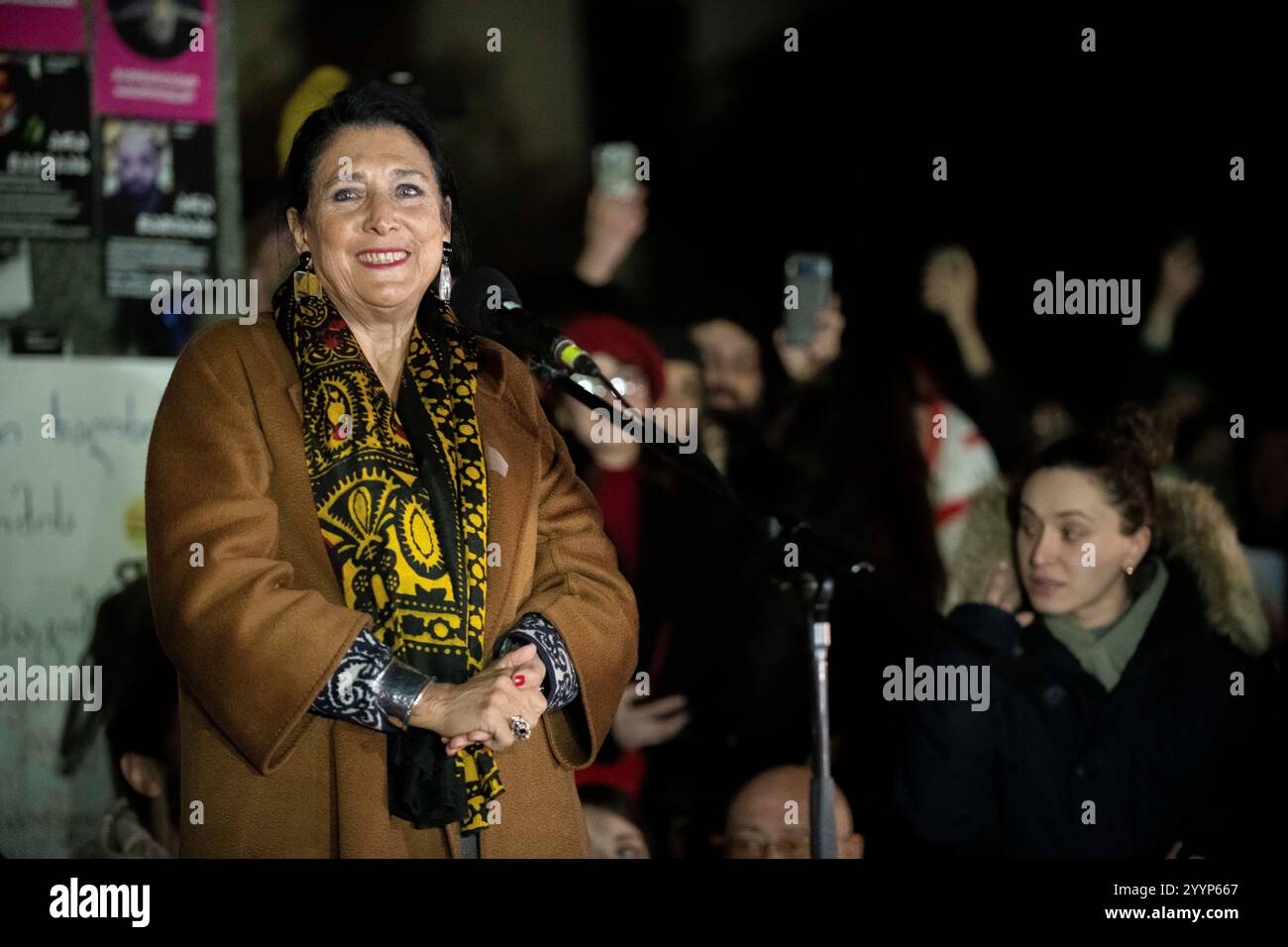 December 22nd 2024, Tbilisi, Georgia. President Salome Zourabichvili ...