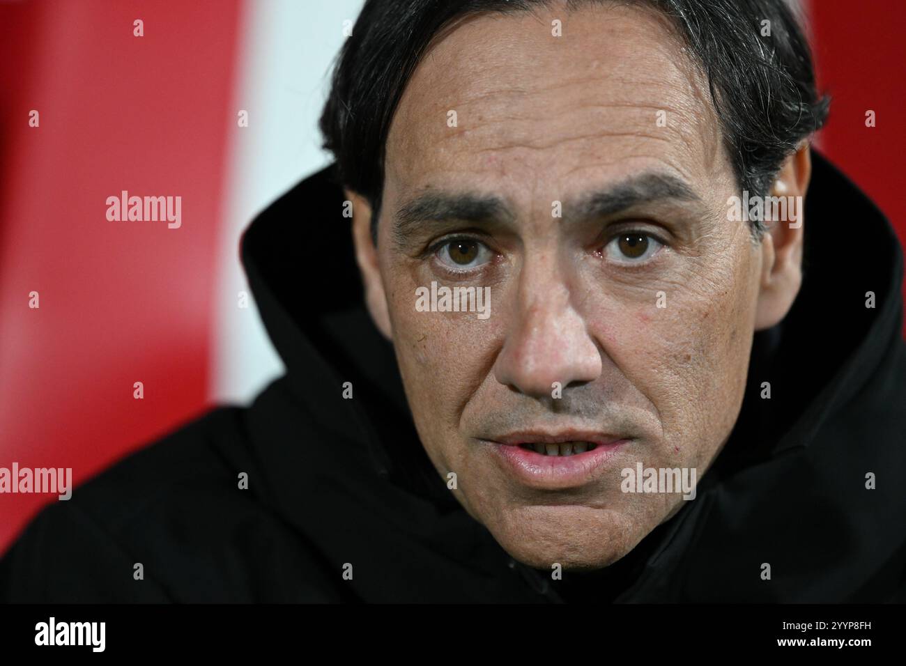 Monza, Italy. 22nd Dec, 2024. Head Coach Alessandro Nesta of AC Monza ...