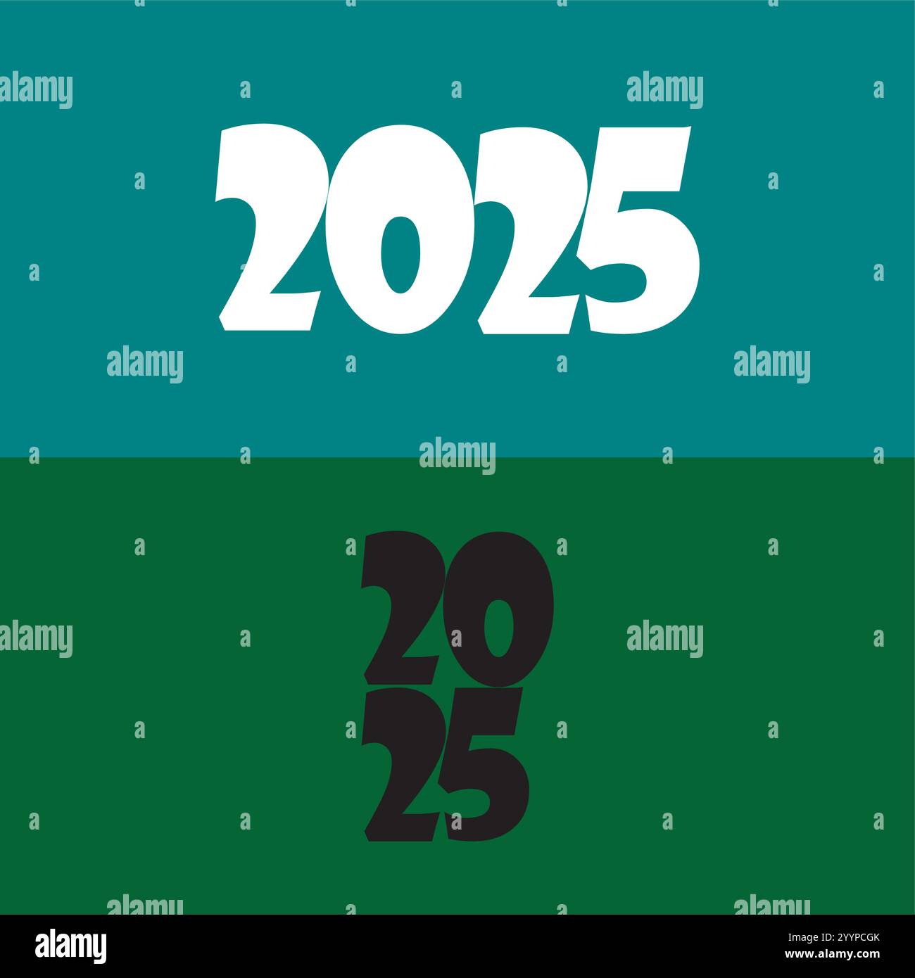 modern stylish text design 2025 Happy New Year 2025 text design. 2025 ...