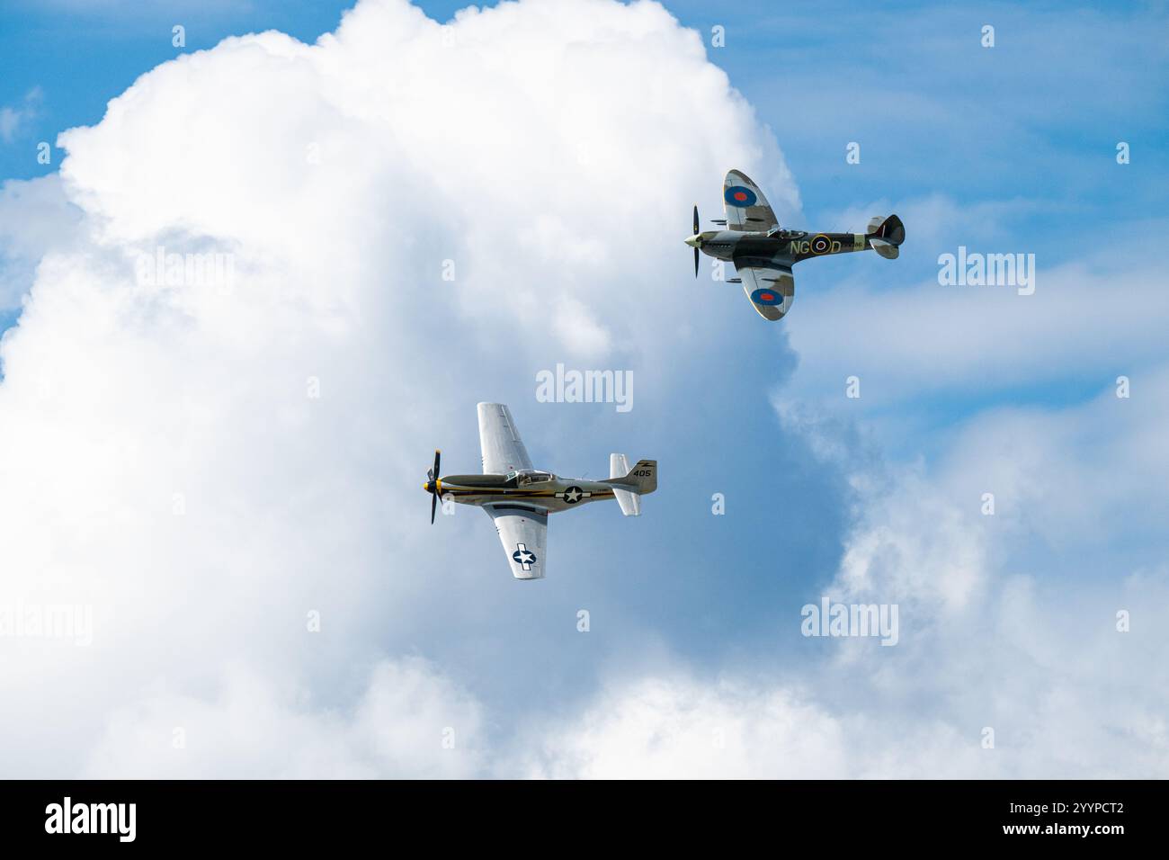 Sola, Norway - June 16 2024: Vickers Supermarine Spitfire Mk XVI and ...