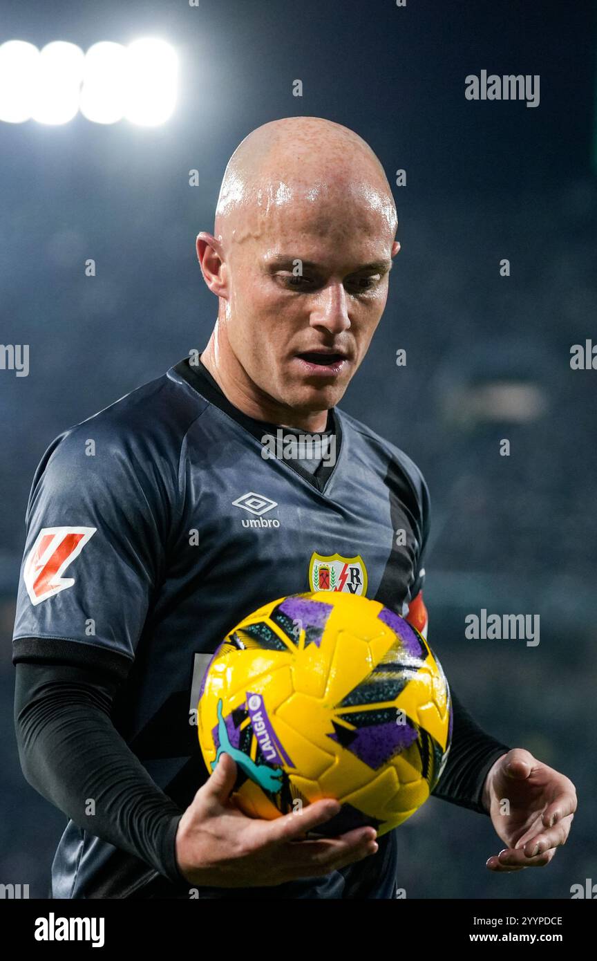 Isi Palazon of Rayo Vallecano in action during the Spanish league ...