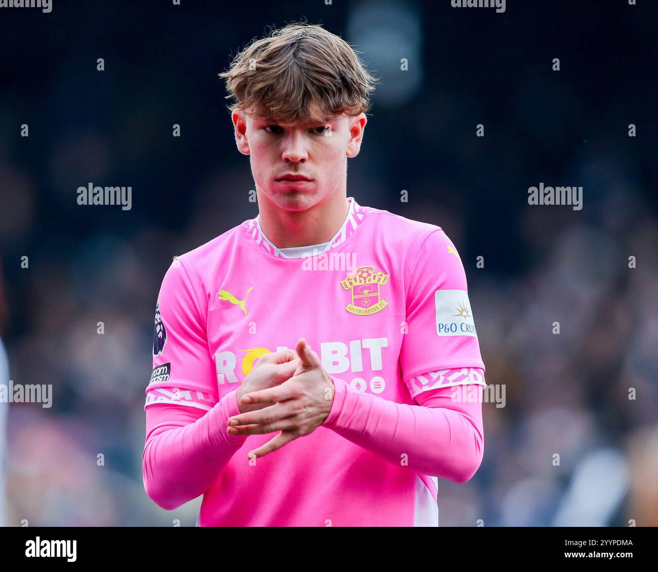 Tyler Dibling of Southampton looks on during the Premier League match ...
