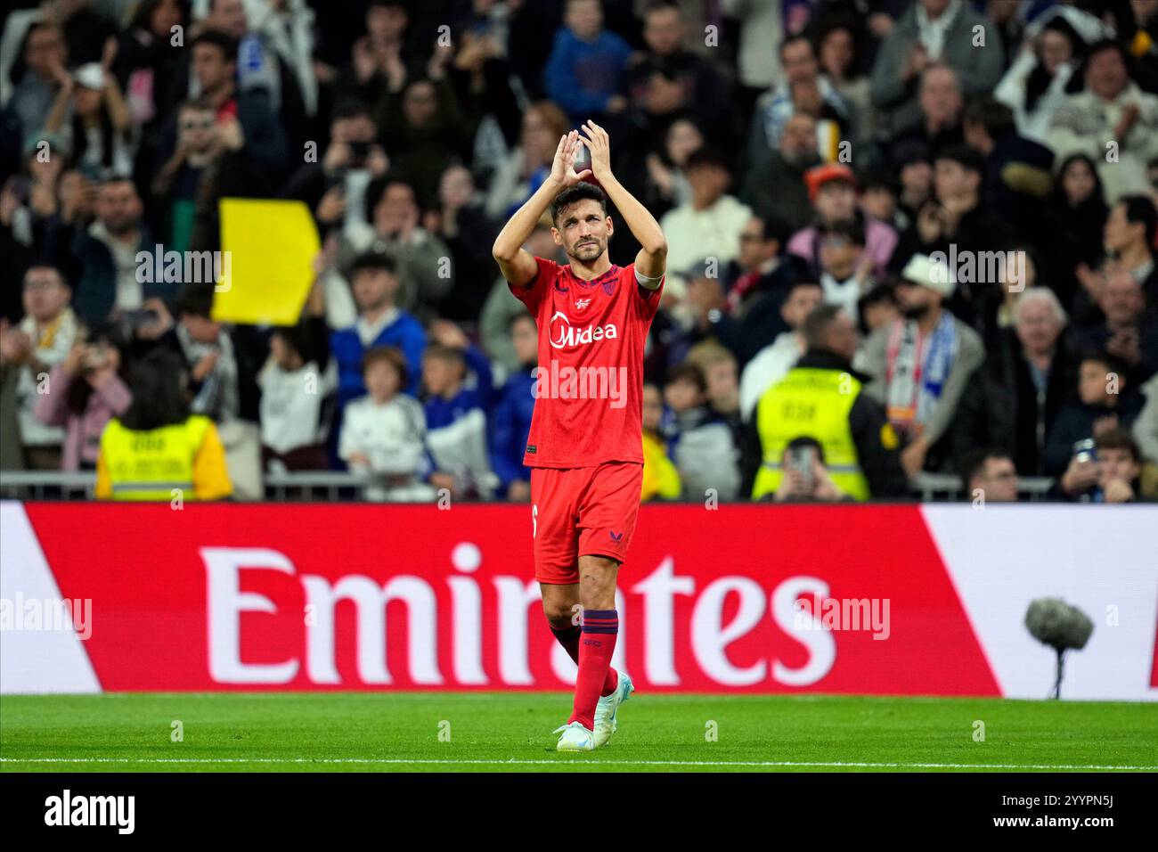 Madrid, Spain. 22nd Dec, 2024. Jesus Navas of Sevilla FC during the La ...